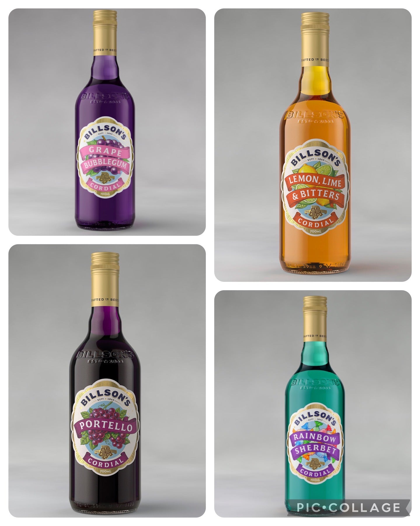 Billson's Cordial 700ml Varieties – Robin Cellar and Gifts
